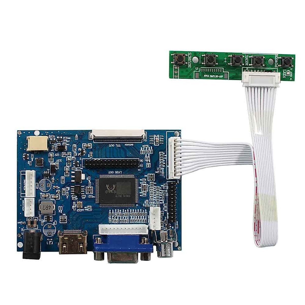 HDMI VGA 2AV LCD Controller Board for 6.5" AT065TN14 7" AT070TN92 AT070TN94 8" AT080TN64 9" AT090TN12 800x480 50Pins LCD Screen