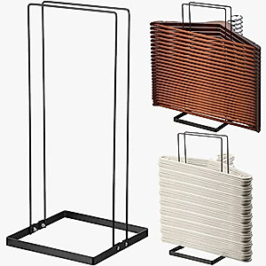 Metal Hanger Storage Organizer Clothes Hanger Holder Portable Hanger Organizer Stacker Sturdy Hanger Storage Rack Coat Clothes Stand Hanger Kids Adult Hanger Caddy for Closet Laundry Room (Black)