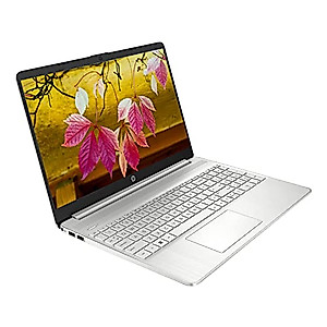 HP 2022 15.6" HD Laptop, Intel Core i3- 1115G4 Processor, 8GB DDR4, 256GB PCIe SSD , Intel HD Graphics, Wi-Fi, Bluetooth, HDMI, Windows 11 S, Natural Silver, 32GB SnowBell USB Card