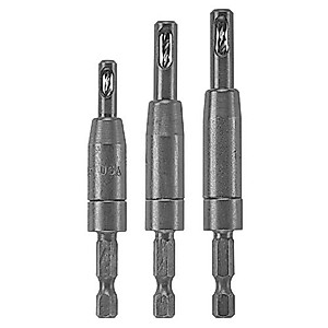 BOSCH CC2430 3-Piece Clic-Change 1/4 In. Self-Centering Drill Bit Assorted Set