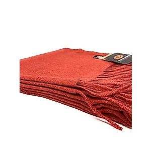 Alpaca Home | Cityscape Throw Blanket | 100% Pure Baby Alpaca Wool | 6.6 Feet Long X 4.25 Feet Wide | Hypoallergenic, Soft & Cozy Bedding (Copenhagen)