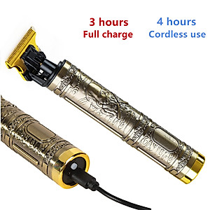 KOGULA Hair Trimmer Hair Clippers for Men, Rechargeable Beard Trimmer,Cordless Zero Gapped Trimmer,Electric T-Blade Haircut