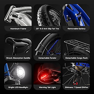 EDIKANI Electric Mountain Bike 26'' Dual Motor 1500W 48V 18Ah Ebike for Adult, 35mph 32 Mileage Pedal Assist 70 Miles Electric Moped, 35° Uphill Hydraulic Brake Fat Tire E Bicycles for Hilly Terrain