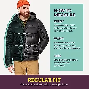 MARMOT Herren Guides Down Hoody Winter Puffer Jacket, Ultra leichte Daunenjacke 700 Fill Power Warme Mit Kapuze Wasserabweisend Winddicht, Bronze/Stargazer, Small US
