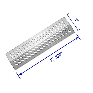 Folocy 17 5/8" Grill Heat Plates Flame Tamer BBQ Gas Grill Replacement Parts for Bull 16631, LP 47628, 57568 LP, LP 62648, Angus 47629, Brahma 57568, 57569, Outlaw 26038, Steer Premium 69009, 16GA