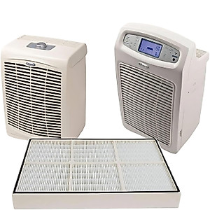 Nispira True HEPA Filter (Small) with 4 Pre-Carbon Filters Compatible with Whirlpool Whispure Air Purifier Models AP150 AP250 AP25030K APR25530L Compared to Part # 1183051 1183051K Small Filter. 1 Set