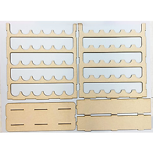 Vertical Paint Rack for 2oz Craft Paints - 36mm Diameter Bottles