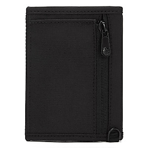 Pacsafe Rfidsafe V125 Anti-theft Blocking Tri-Fold Wallet, Black
