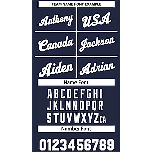 Custom Basketball Jersey Hip-Hop Shirts Stitched or Printed Personalized Name Number for Men/Boy, 16.navy&white, One Size