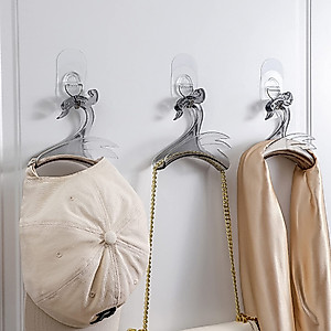 Besser Purse Hanger Organizer Closet 8 Pcs,Bag Organizer Closet, Acrylic Purse Handbags Organizer,Protecting Bag Shape and Organizing Space(White-8 Pcs)