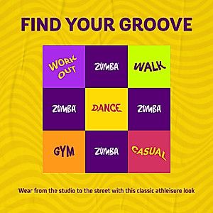 ZUMBA Women's Air Funk Sneakers, Nonslip Mid-Top Dance Sneakers, 8, Purple