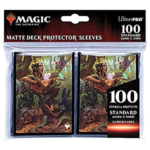 Adventures in The Forgotten Realms 100ct Deck Protector Sleeves Featuring Ellywick Tumblestrum from Magic: The Gathering Trading Card Game