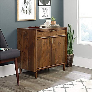 Sauder Clifford Place Library Base, Grand Walnut finish