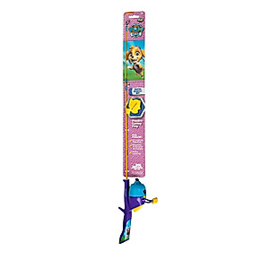 Paw Patrol Girls Fishing Kit, 29.5" Medium Action Rod, 3.1:1 Gear Ratio, Practice Casting Plug