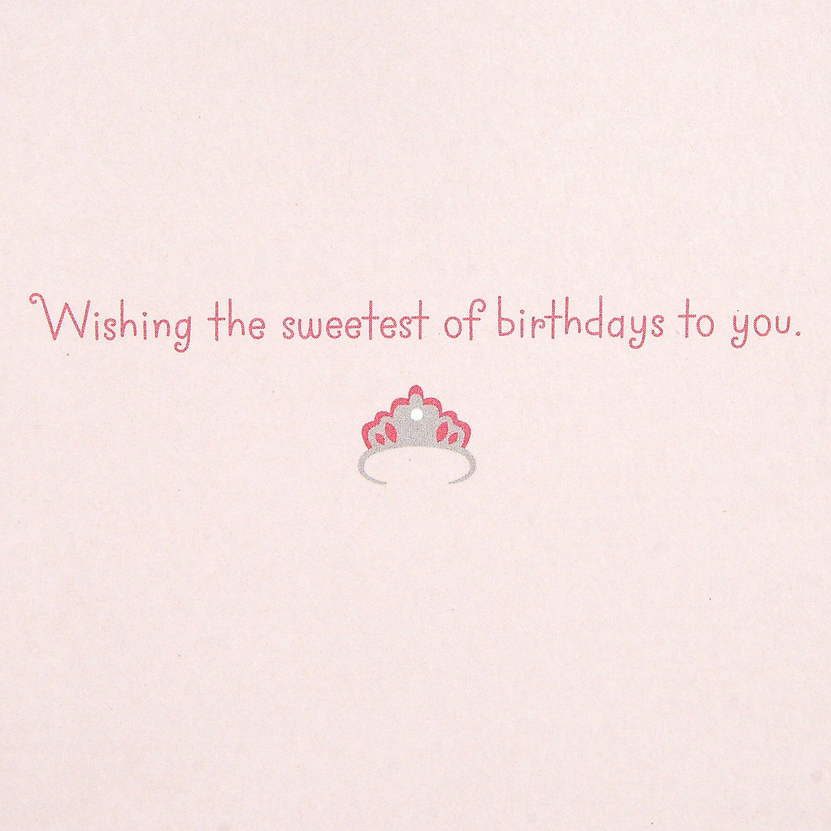 Hallmark Signature Birthday Card (Ballerina Princess)