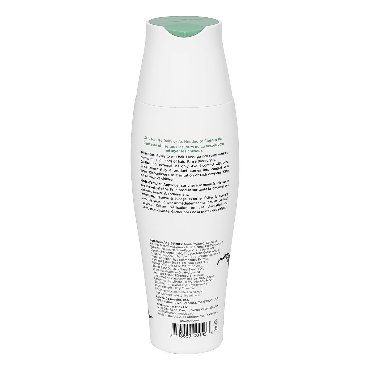 Unwash Bio-Cleansing Conditioner - Gentle, Hydrating Co-Wash Cleansing Conditioner, Sulfate & Paraben Free, for Curly, Coily & Dry Hair, 13.5 fl oz