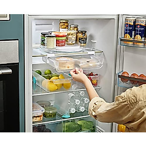 Joseph Joseph FridgeStore Under-Shelf Storage Drawer, One Size, Clear/Blue