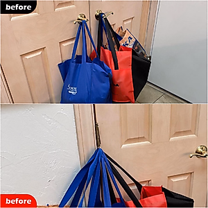 GGTE 6 Pack Door Pin Hinge Hanger, Multifunctional Door Hanger Hook, Over The Door Hooks, Hang Just About Anything You Can Imagine