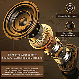 Wireless Bluetooth 5.3 Earbuds TWS-Headphones Touch-Control Arcs Led Light Hi-fi Wireless Earphones Earbuds Headset Ipx4 Waterproof,Built-in Hd and Sensitivity Microphone for Sports Gym