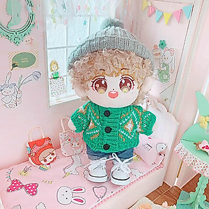 niannyyhouse Canvas Shoes 7.8in（20cm） Humanoid Doll Stuffed Animals Clothes Accessories (A-1)