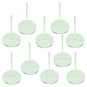 LITKO Acrylic Flight Stands | Round | 3mm Clear Circular Flight Base with Peg (50mm)