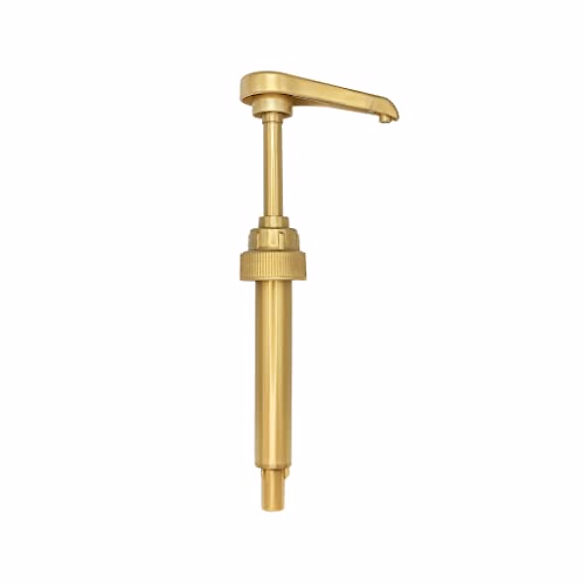 HANDIT - Gold Coffee Syrup Pumps | Fits Liter 750ml / 25-4oz Syrups Torani, DaVinci, Jordan's Skinny and Monin 33.8oz Plastic Bottles | 4-Pack