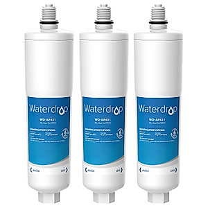 Waterdrop AP431 Replacement Cartridge for Aqua-Pure AP431 Hot Water Scale Inhibitor for AP430SS, Prevent Scale Accumulation and Protect Water Heaters, Pack of 3