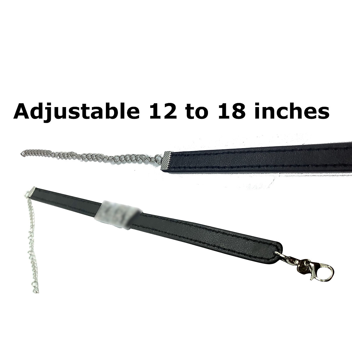 Choker Custom Faux Leather Yes Sir Collar for Women - Cute Sexy Submissive Adjustable Leather Collar Accessory