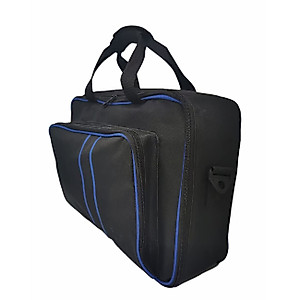 Storage Bag Compatible for PS5, for PS5 Carry Case Travel Bag Nylon Case Cover Compatible for PS5 Digital Edition Console Bag Backpack Gaming Accessories (blue)