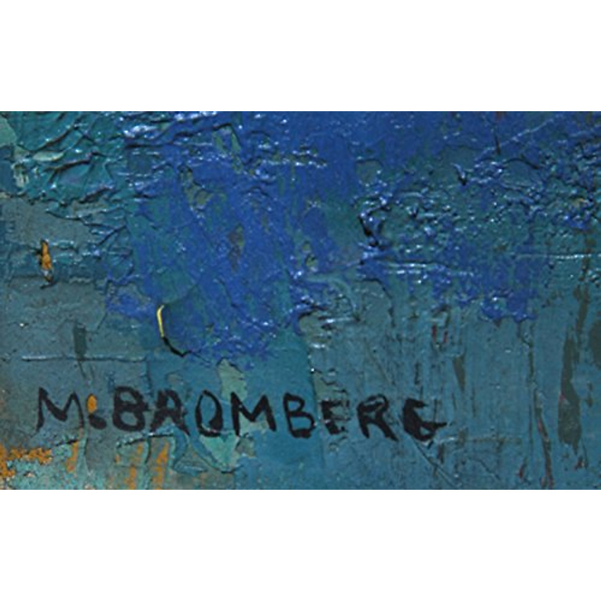 Abstract in Blue, Green, and Red