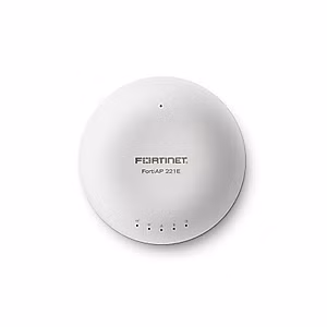 Fortinet FortiAP 221E | 802.11ac Wave 2 indoor wireless Access Point - dual radio, 4 internal Antennas, 1 x 10/100/1000 RJ45 port (FAP-221E-A)