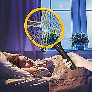 Faicuk Handheld Bug Zapper Racket Rechargeable Fly Swatter Fly Zapper (1 Pack)