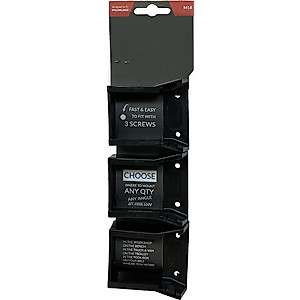 StealthMounts M18 Milwaukee Battery Holder - 6 Pack | Milwaukee M18 Battery Holder | 18V Milwaukee Battery Storage | Milwaukee Battery Mount | Milwaukee Organizer for M18 Batteries | Made in the UK