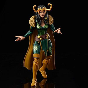 Marvel Legends Series Loki Agent of Asgard 6-inch Retro Packaging Action Figure Toy, 2 Accessories