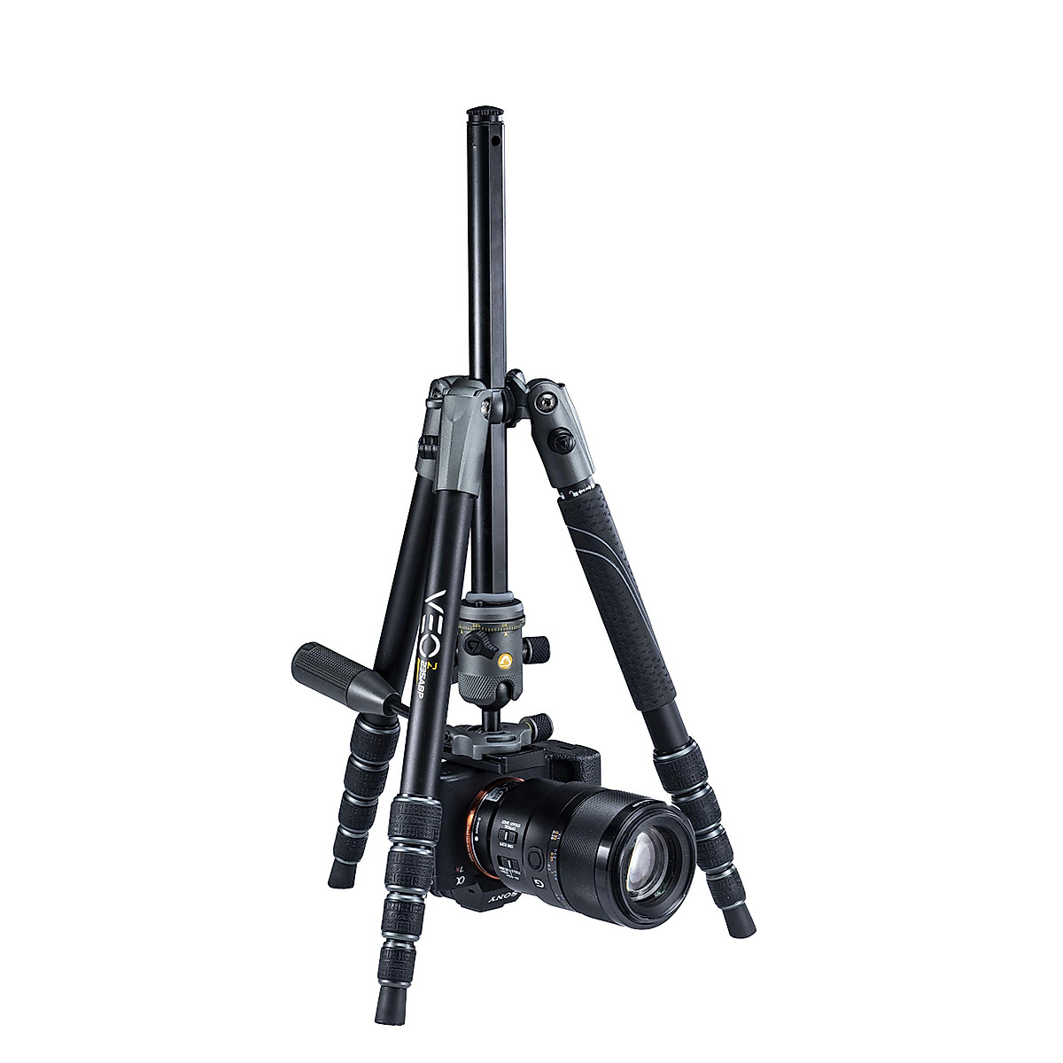 Vanguard VEO 2X 235ABP 4 in 1 Travel Tripod, Monopod, Ball Head with Removeable Pan Handle - 23 mm, Aluminum