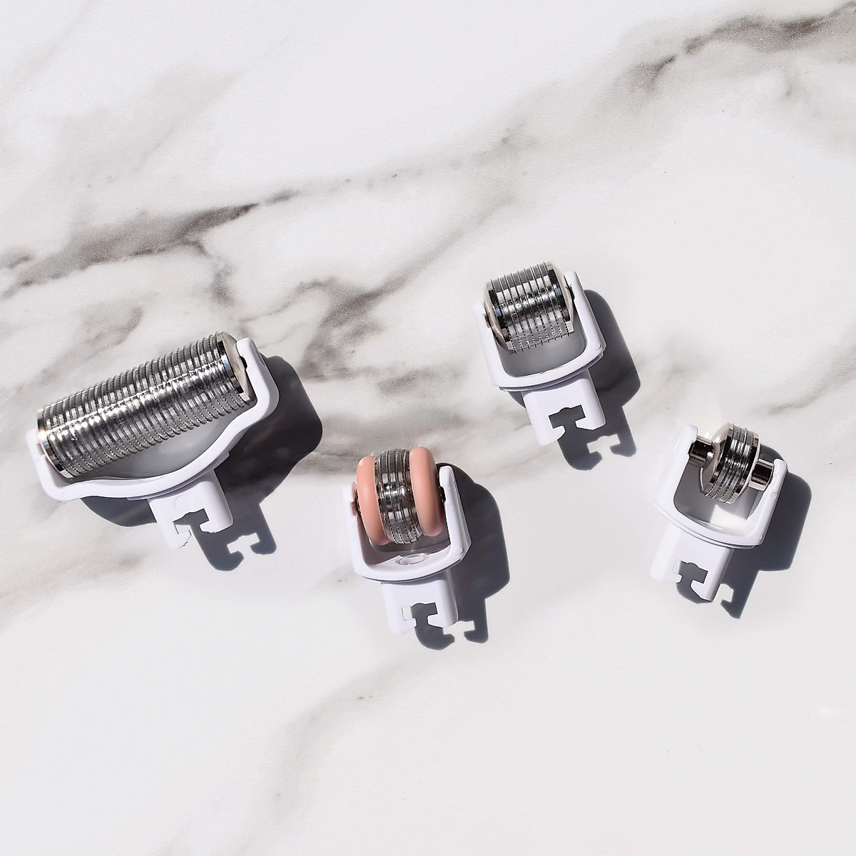 BeautyBio GloPRO️ At-Home Microneedling Tool + 4 Attachment Heads: Face, Eye, Lip & Body. Restores volume and maximizes skincare benefits