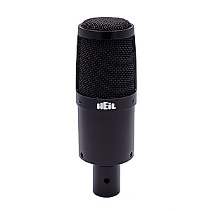 Heil PR 30 Dynamic XLR-Microphone for Video Podcast, Live Sound, Instrumentals, Recording, and Broadcast, Wide Frequency Response, Smooth Sound, Superior Rear Noise Rejection - Black