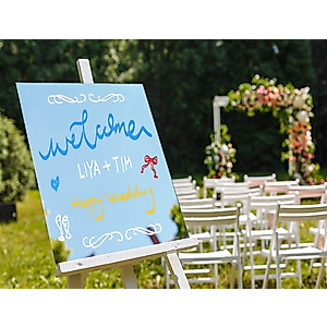 Gain-Art 8 Pack Windows Markers for Car, Glass, 3 in 1 Nib, Washable Liquid Chalk Paint Markers