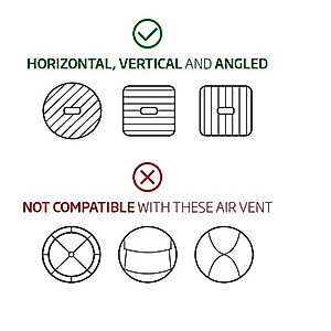 Spigen Kuel QS11 Quad Car Phone Mount Magnetic Air Vent Phone Holder QNMP Compatible with Most Smartphones - Black