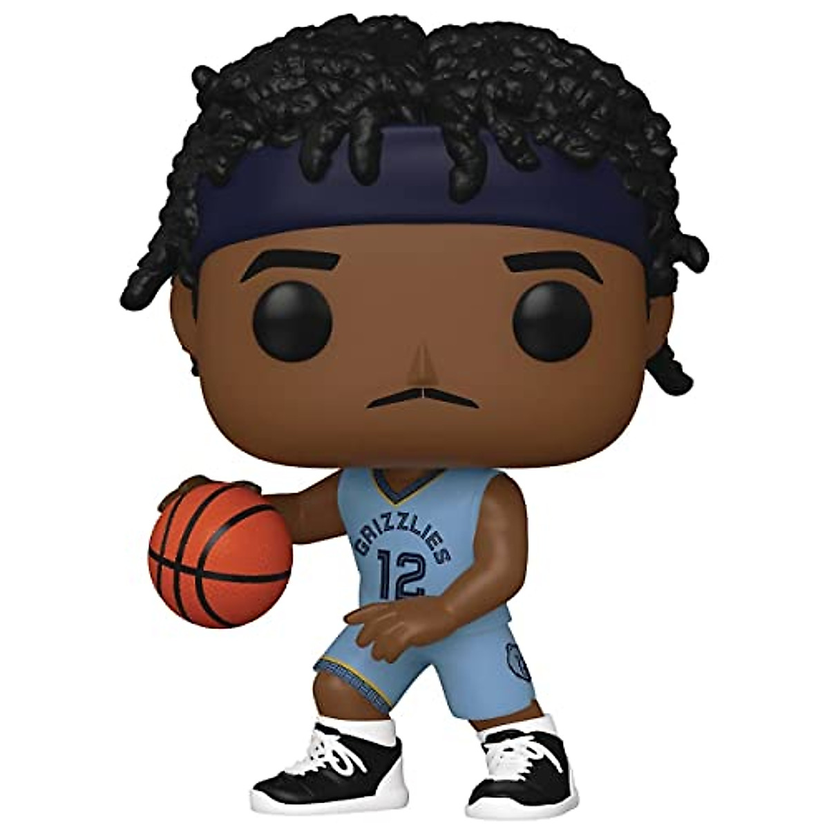 POP NBA: Grizzlies - Ja Morant (Alternate Uniform) Funko Vinyl Figure (Bundled with Compatible Box Protector Case), Multicolor, 3.75 inches