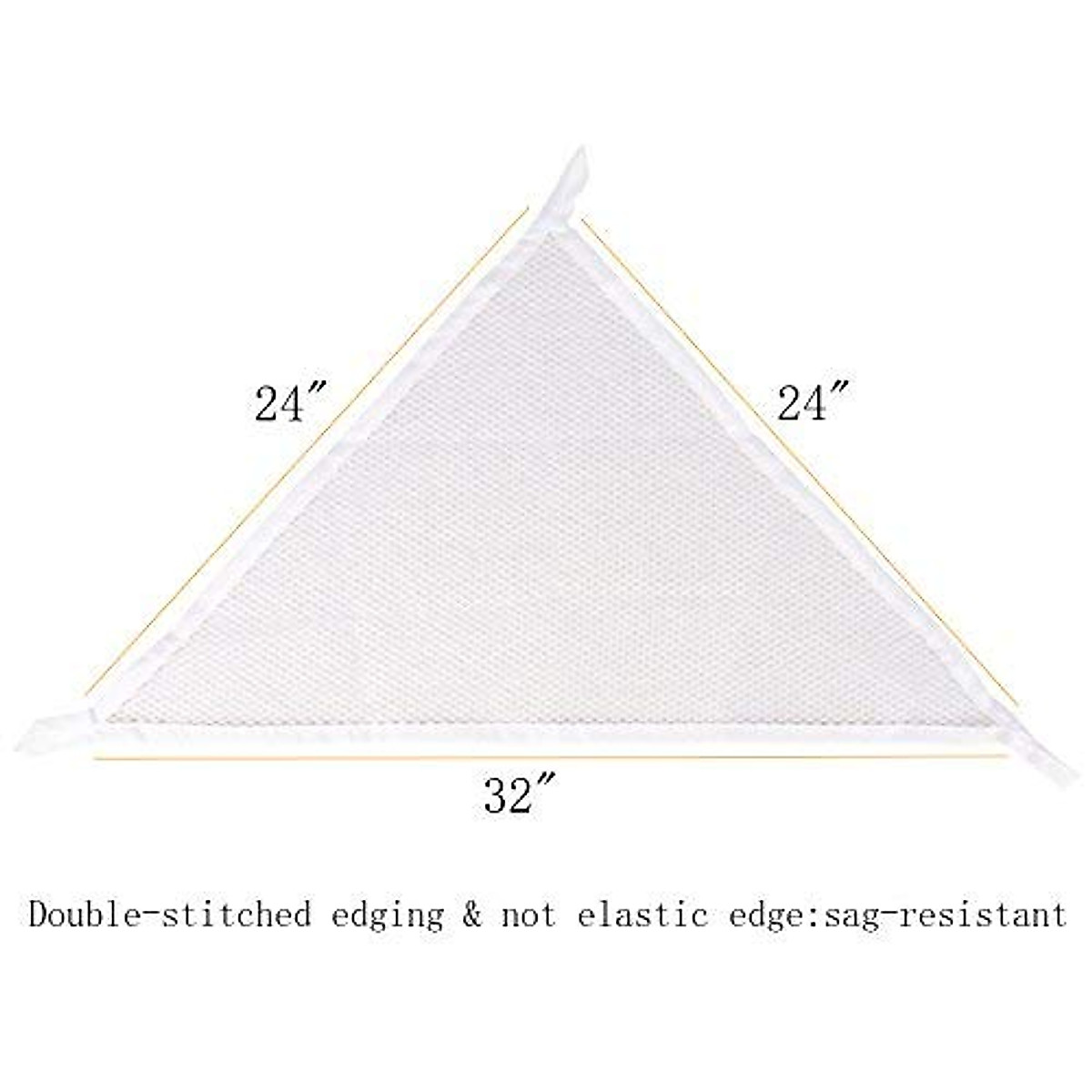 Stuffed Animal Storage Hammock, Powkoo Small Toy Hammock Storage Net Organizer for Bathtub, Bedroom, Small Soft Toys, Teddies (White)