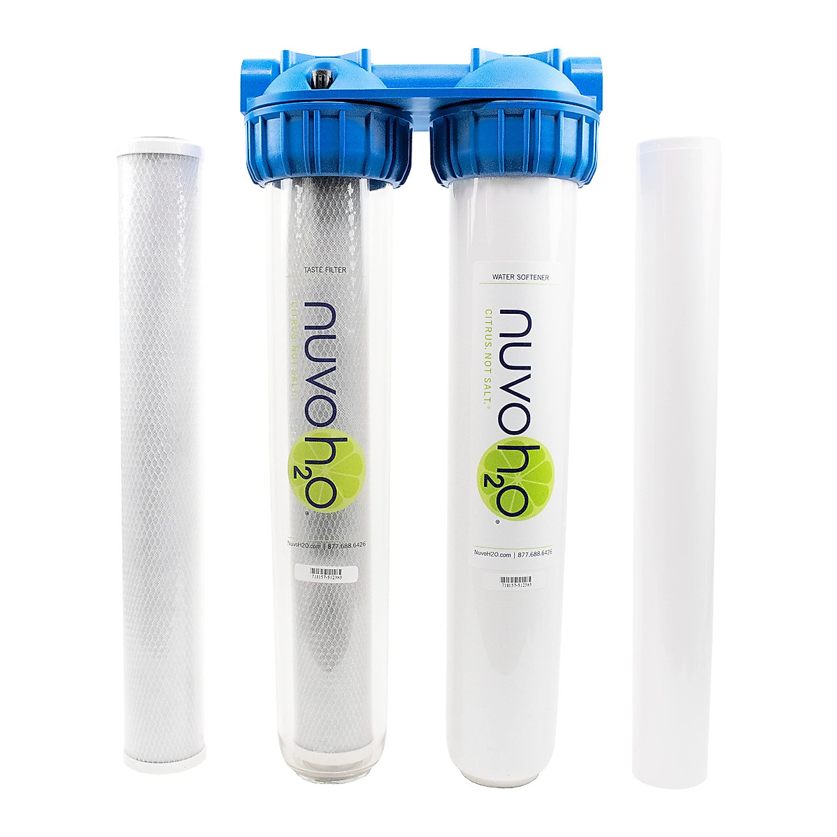 NuvoH2O Home Duo Whole House Softener and Taste Filtration System
