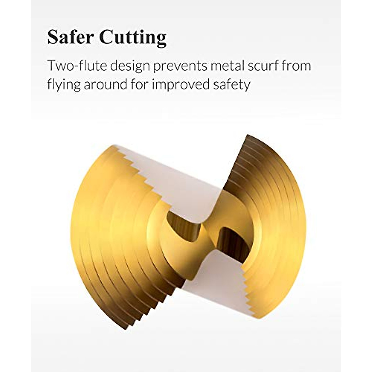QWORK 3 Pcs Titanium Step Drill Bit Set, High Speed Steel, 1/8" - 3/4" Total 28 Sizes, HSS Multiple Hole Drilling Cutting with Storage Bag