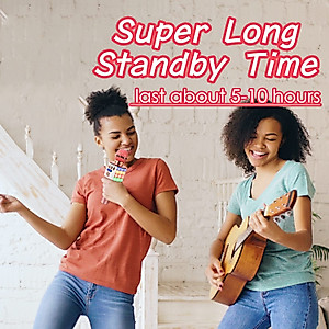 Bluetooth Karaoke Microphone Wireless Microphone for Kids Aldult with LED Lights,3in1 Portable Handheld Karaoke Mic Speaker Machine Birthday Home Party