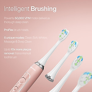 Aquasonic Home Dental Center PRO – Brushing & Flossing Made Easy – Brush & Floss – Power Toothbrush & Water Flosser – Whiter Teeth & Healthier Gums