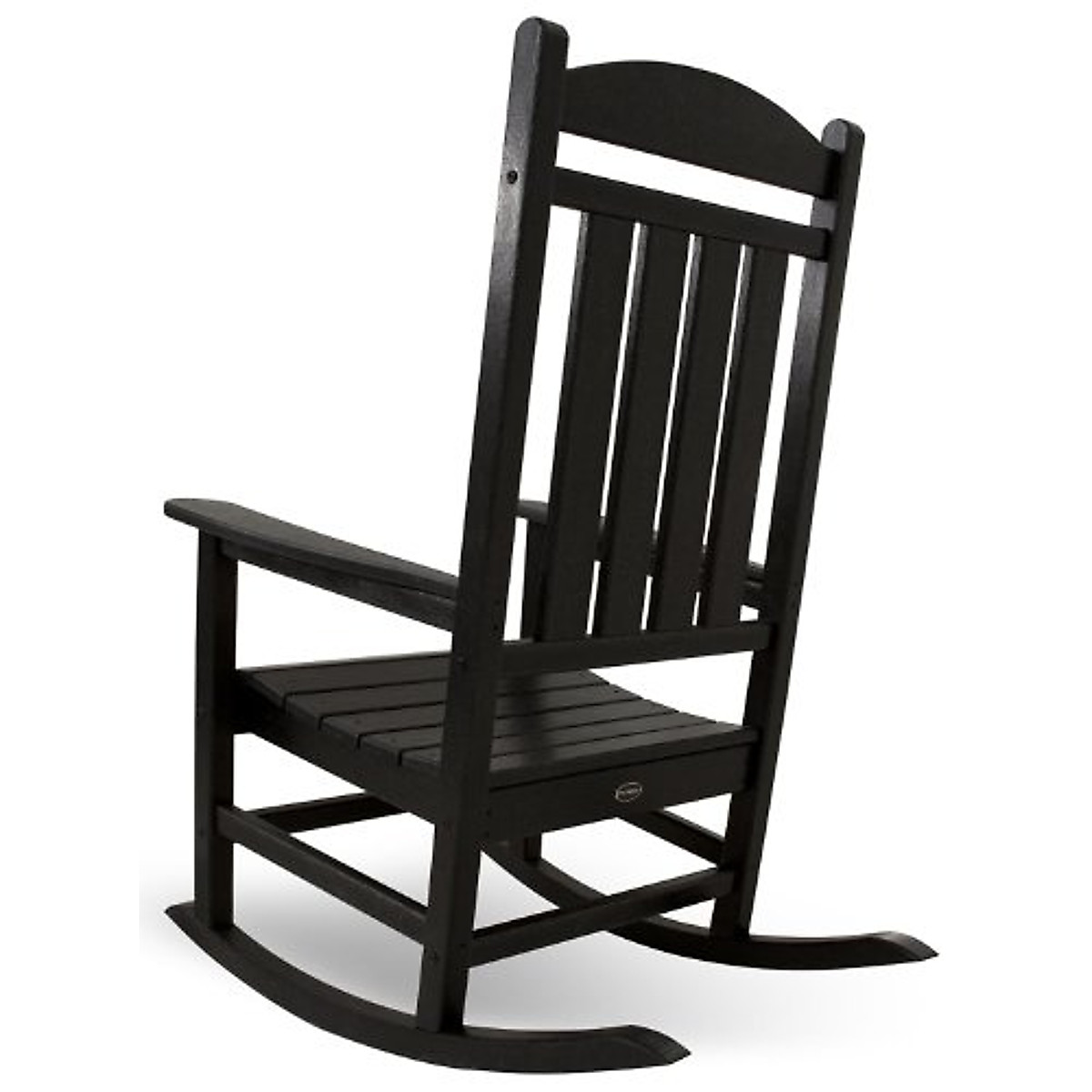 POLYWOOD R100BL Presidential Rocking Chair, Black