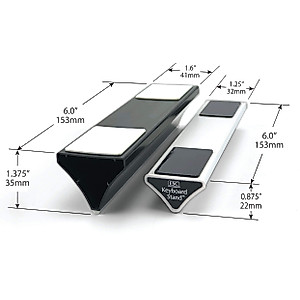 GPG2 ESC Computer Keyboard and Laptop Stand, Ergonomic Angles and Tilt, Two Sizes of Stands Included, Compatible with Flat-Back Keyboard Only