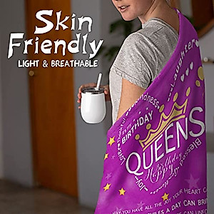 RFHBP May Birthday Gifts for Women Throw Blanket - Perfect for Mother's Day, Valentine's Day, and Birthdays - 50x60 Inches