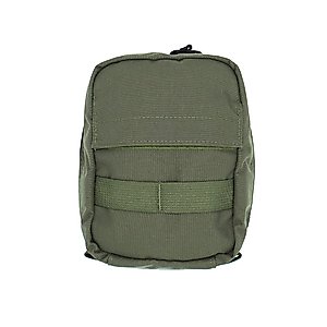 T3 Standard Medical Pouch, MOLLE-Compatible Tactical Pouch for Med Gear, Heavy-Duty Outdoor Pouch for Hiking and Recreation, Supplies Sold Separately Ranger Green