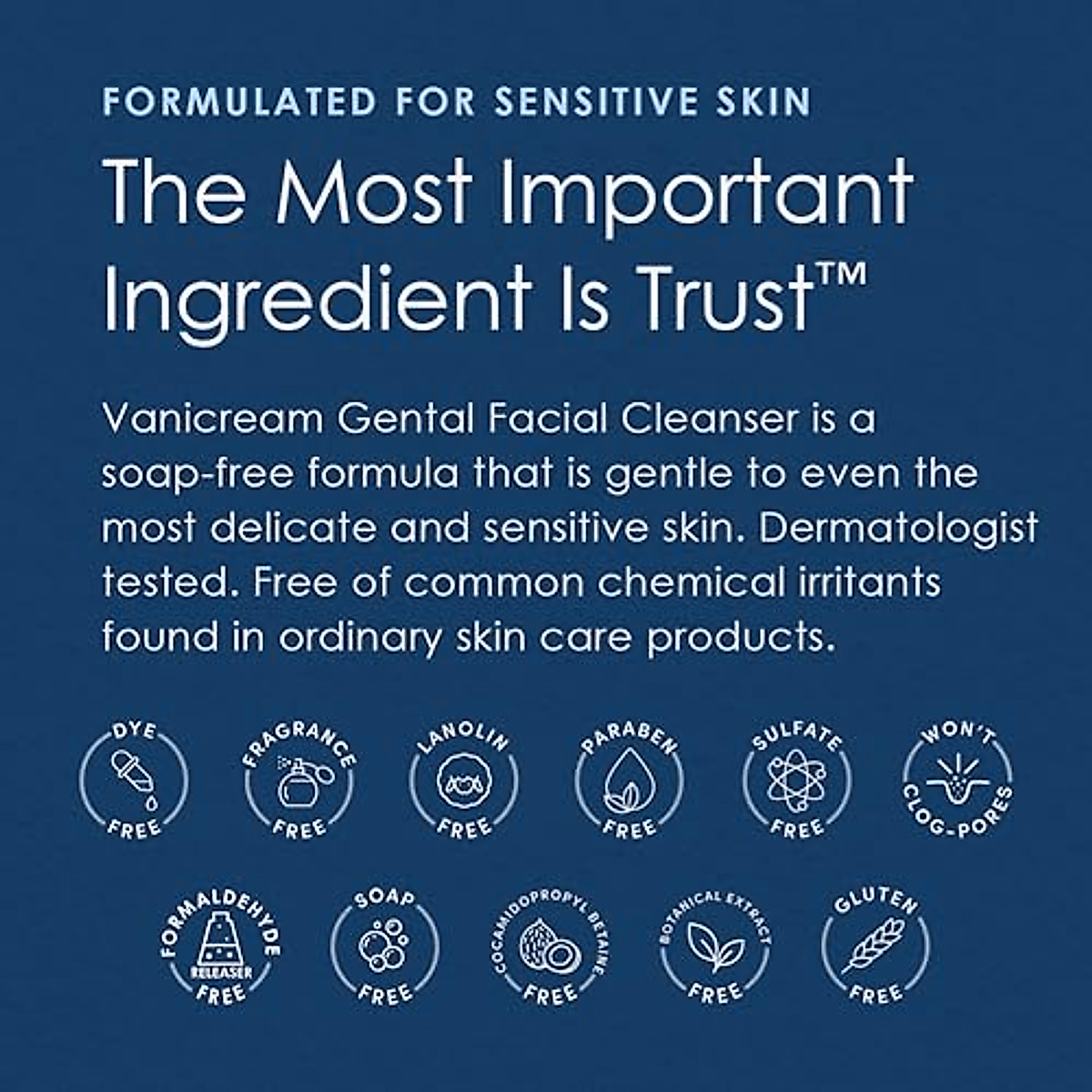 Vanicream Moisturizing Skin Lotion Tube for Sensitive Skin, Soothes Red, Irritated, Cracked or Itchy Skin, Dye Free, Fragrance Free, Preservative Free, Dermatologist Tested, 2 Ounce (Pack of 1)